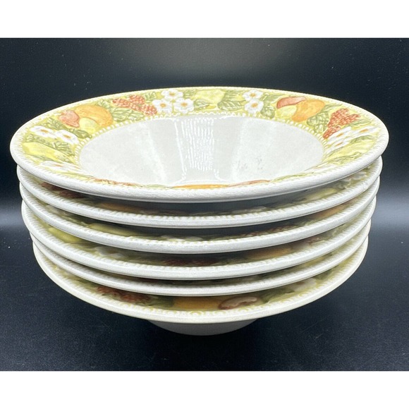 Metlox | Dog | 6 Metlox Della Robbia Cereal 7 Bowls More Items ...